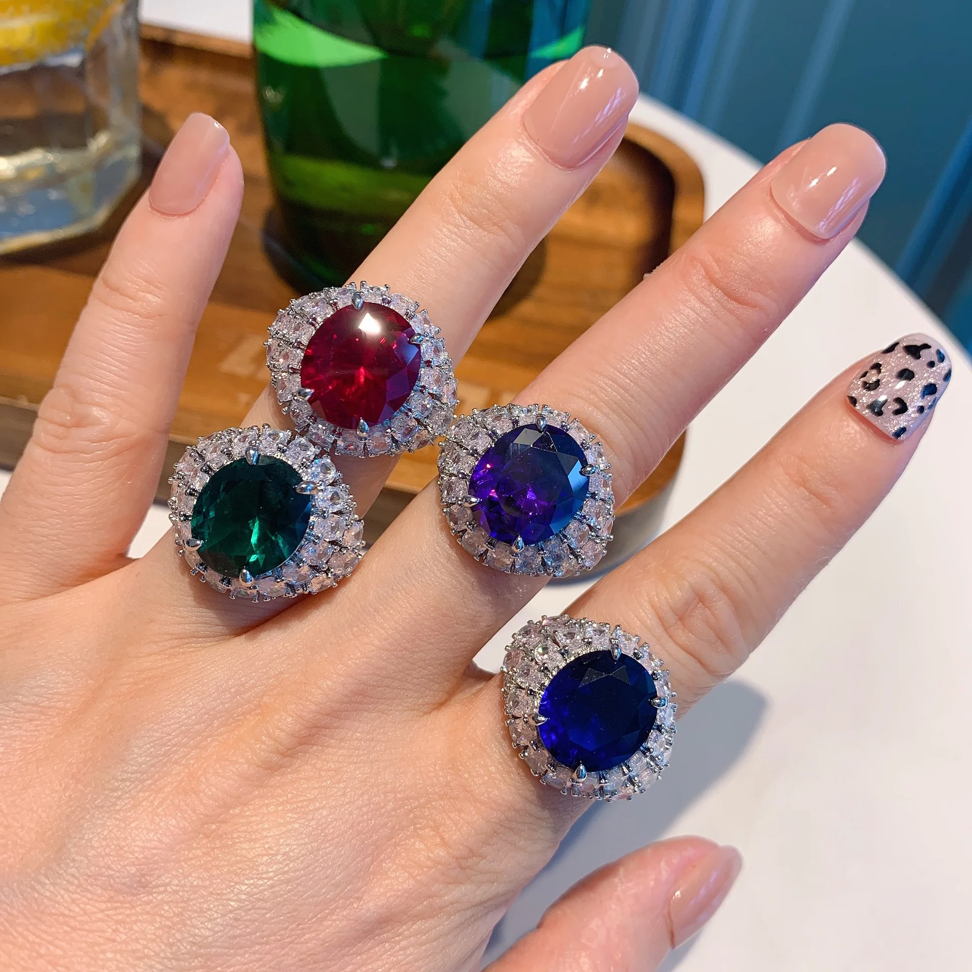 Large Stone Rings For Women