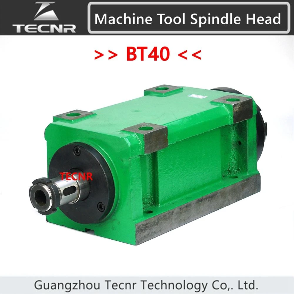 3KW 4Hp BT40 Max. 3000~8000rpm Power Head Power Unit Machine Tool ...