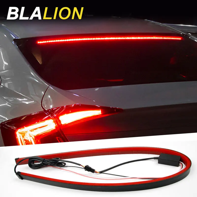 Car-Tail-Brake-Strip-Lights-12V-LED-Rear-Additional-Stop-Lights ...