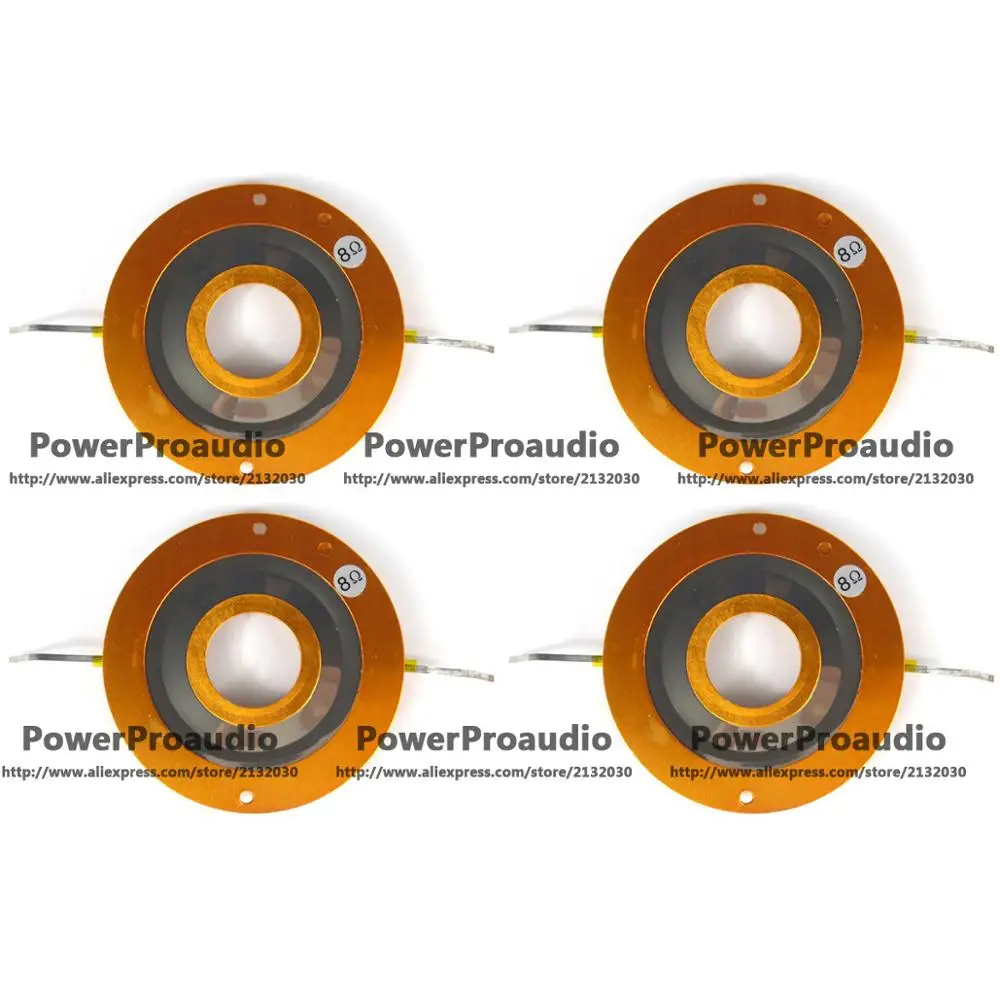 4 Pcs 44.4mm Super Tweeters Voice Coil Titanium Film Flat 8ohm For Jbl ...