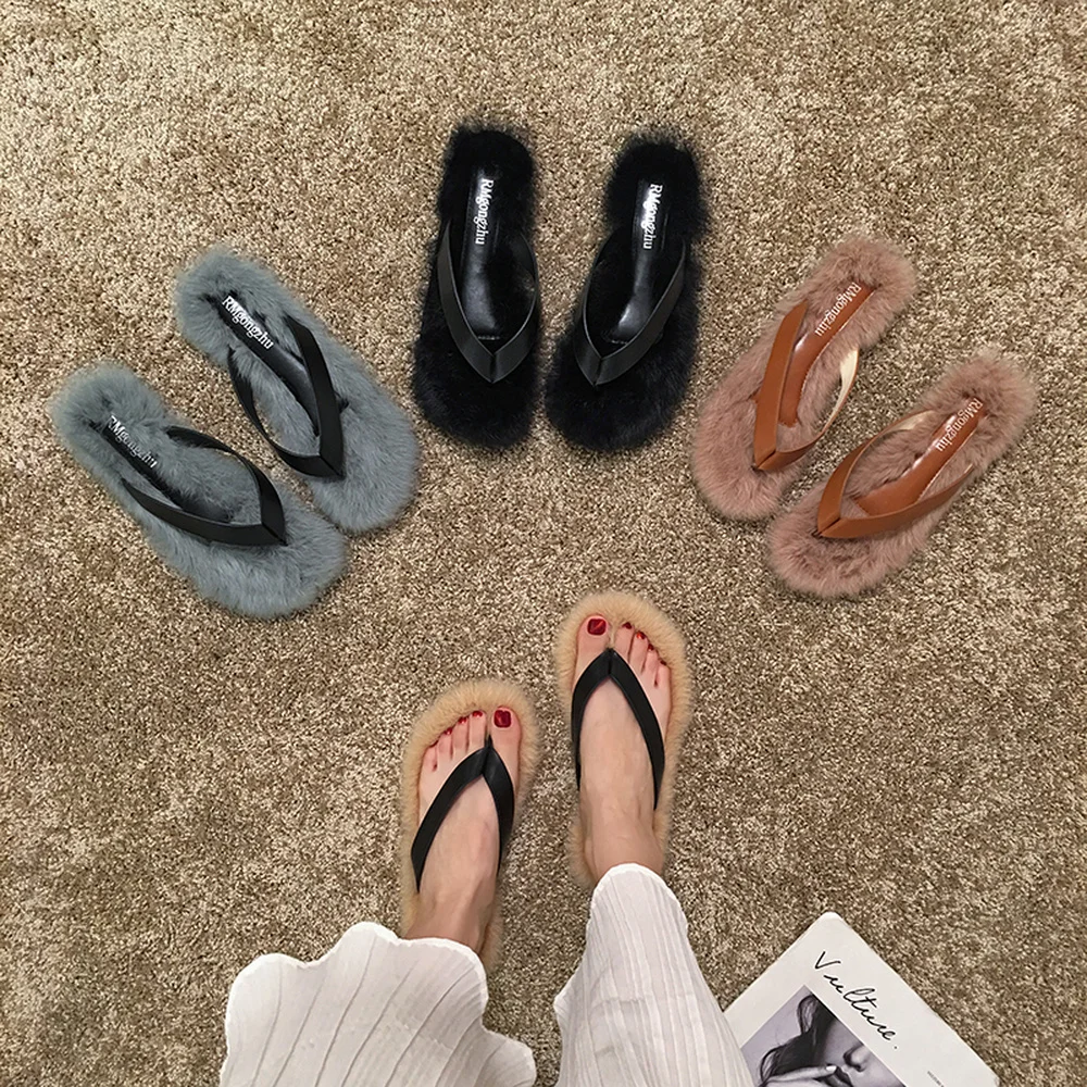 Moda Simple Chanclas Mujer desgaste 2019 nueva versión coreana de ...