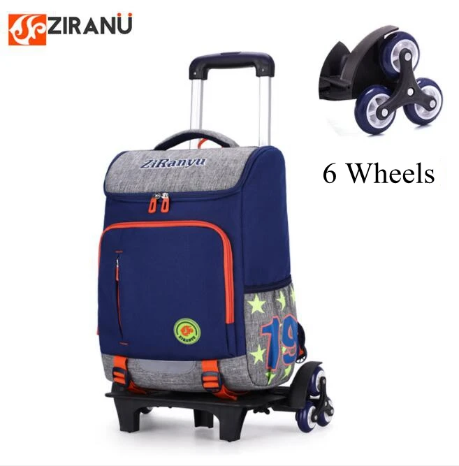 ZIRANYU-School-Rolling-Backpack-for-Boys-Travel-Trolley-Bags-for-Kids ...