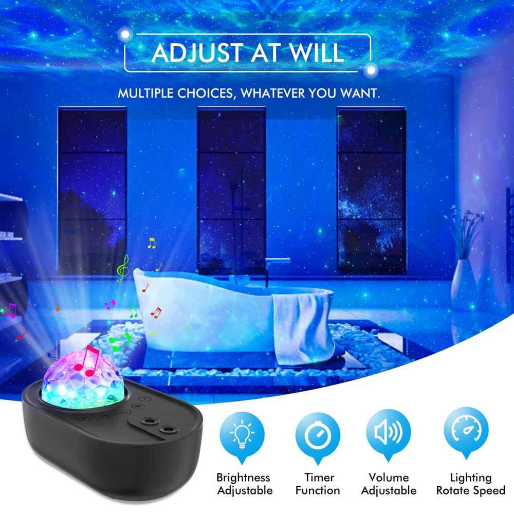 LED Star Light Projector - Relaxing Night Sky for Home