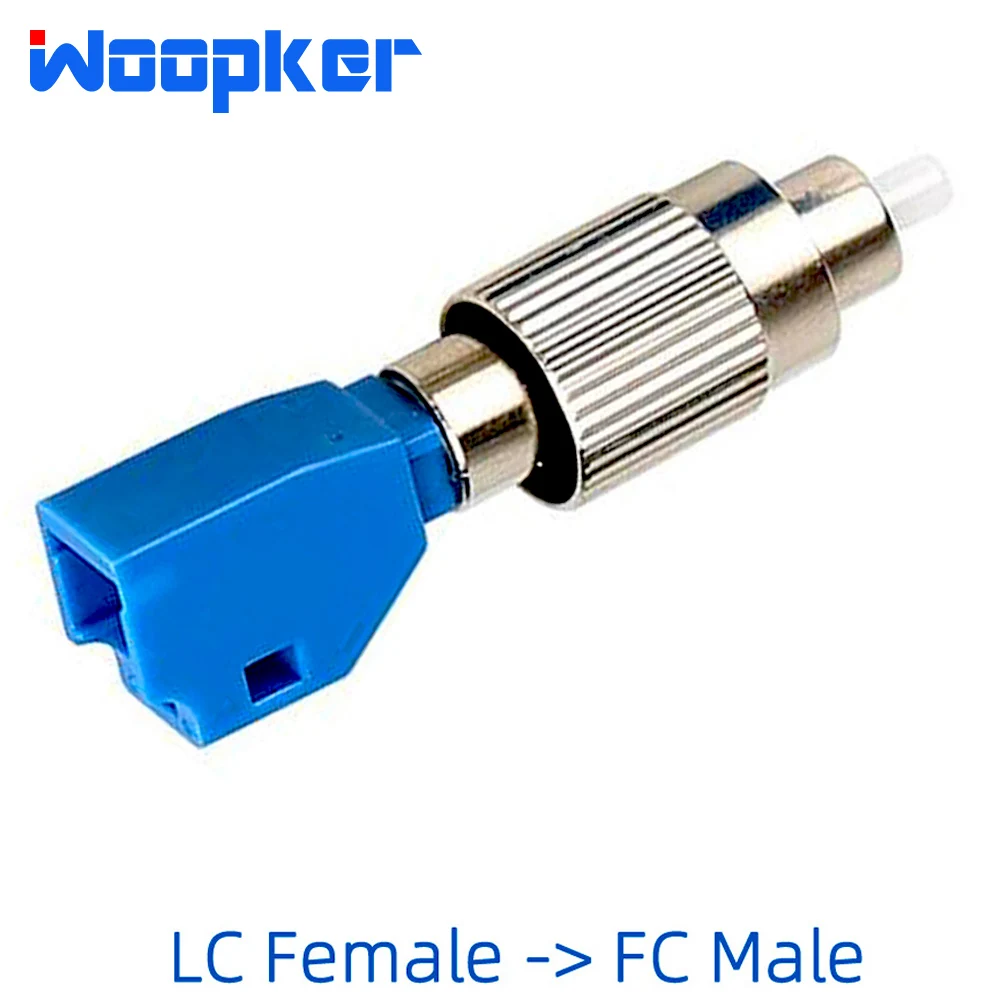 1 Pc Fiber Optic Adapter LC Female to FC Male Metal 2.5mm to 1.25mm FC LC Singlemode simplex ...