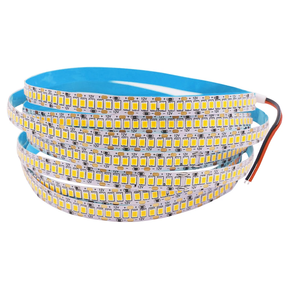 LED Strip Lights 24V 12V 2835 240LED Flexible Led Tape Light 5M Super ...