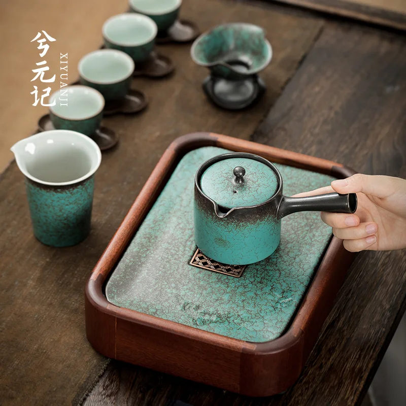 Japanese-creative-peacock-green-side-handle-teapot-household-single-pot ...