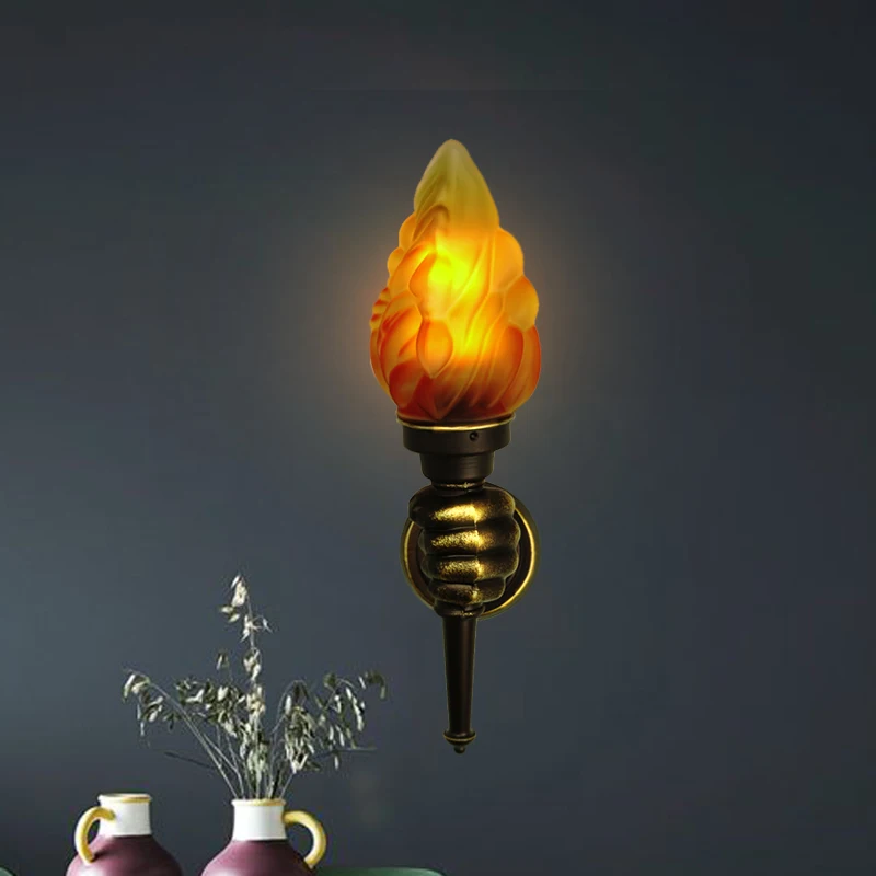 Torch-Wall-Lamp-for-Home-Decor-Living-Room-Balcony-Bar-Restaurant-Inn ...