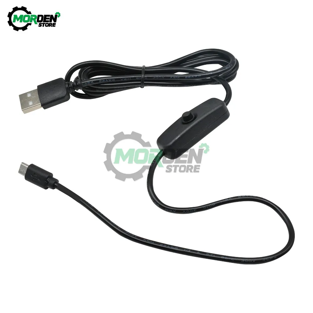 1-5m-Micro-USB-Push-Button-Switch-Power-Supply-Charger-Cable-Wire-with ...