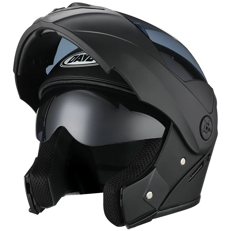 2020-DOT-Flip-Up-Motorcycle-Helmets-Motocross-Moto-Modular-Dual-Lens ...