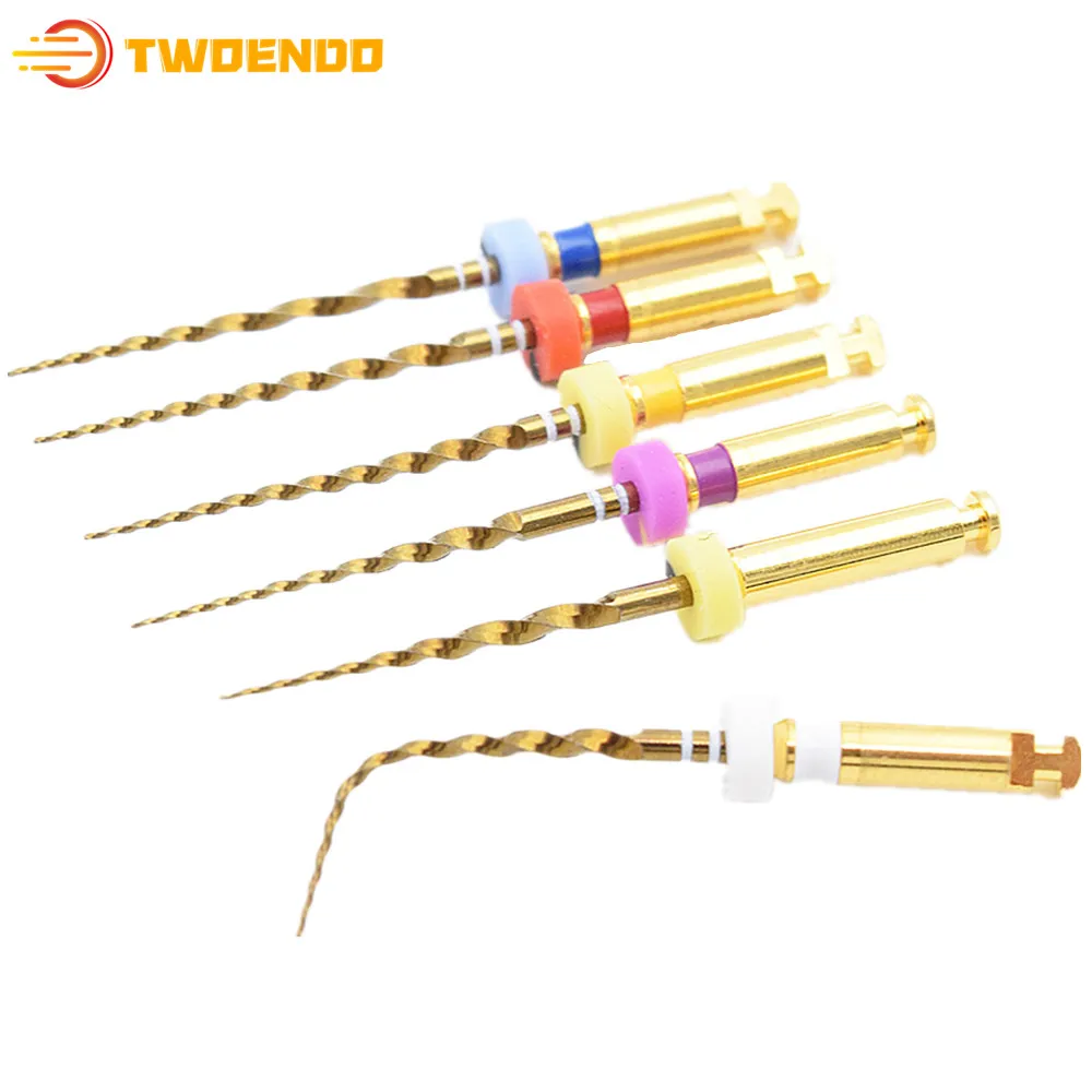 Dental-5-Boxes-21mm-25mm-GOLD-Files-Universeral-Engine-Use-Rotary-Files ...