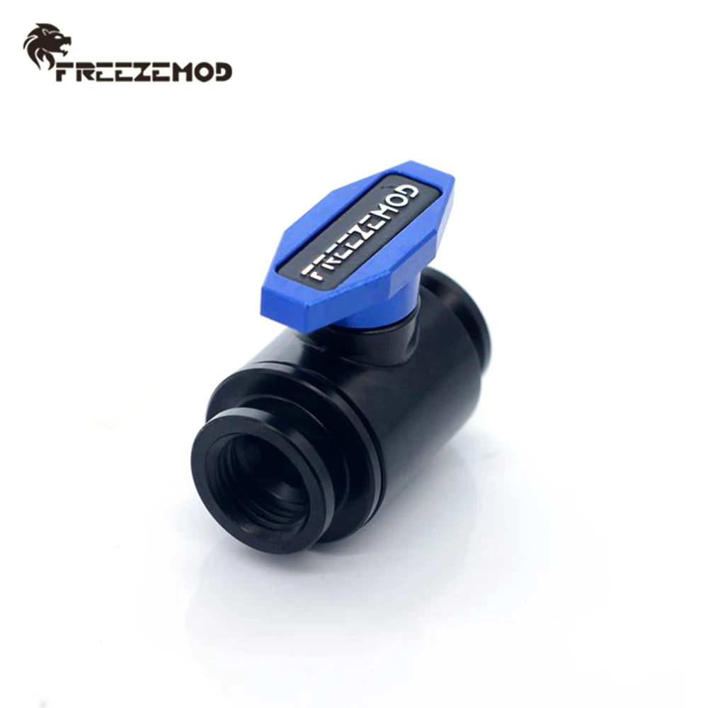 FREEZEMOD Drain Valve Faucet Dual G1/4 Thread Water Tap Stopper Liquid ...
