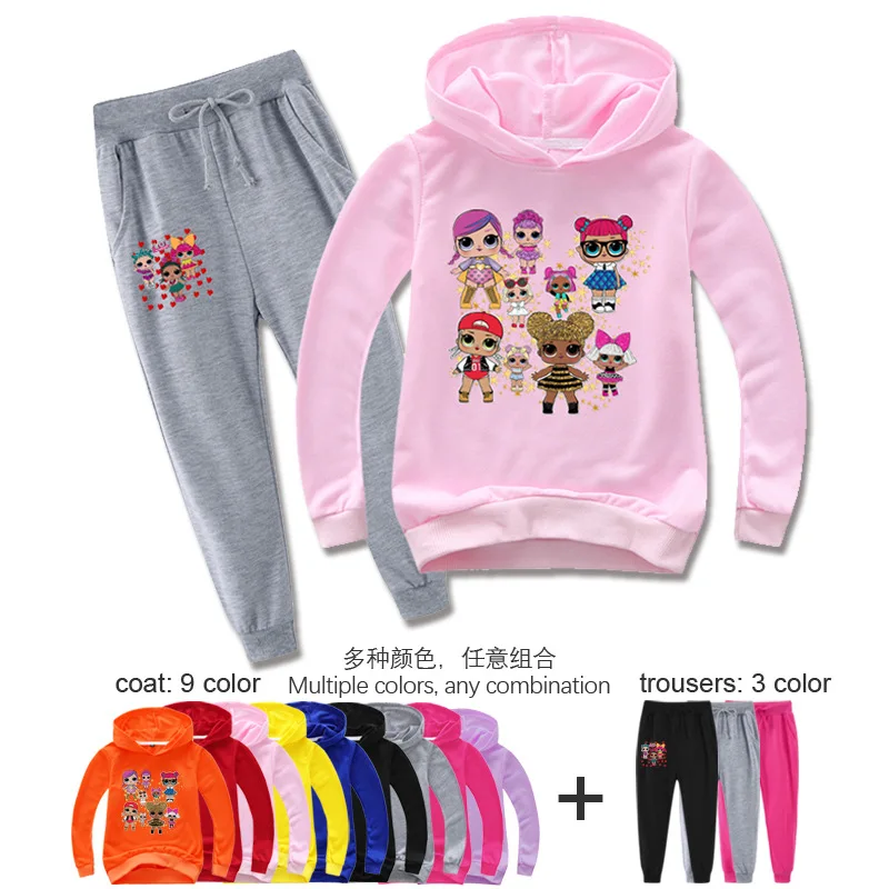 LOL Surprise Doll Sweater Set Children's Clothing Cartoon Character ...