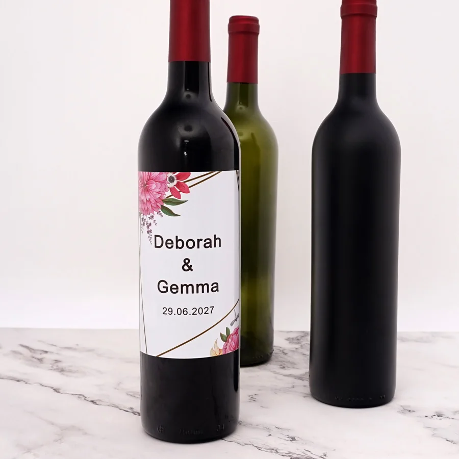 20pcs/set Custom Wine Bottle Labels Adhesive Decoration Personalized ...