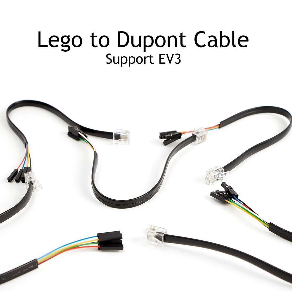 2pcs Dupont Dupond Cable Jumper Wire Female To 6pin Lego Ev3 For Micro ...