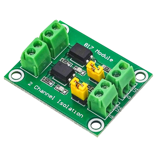 PC817 2 4 Channel Optocoupler Isolation Board Voltage Converter Adapter ...