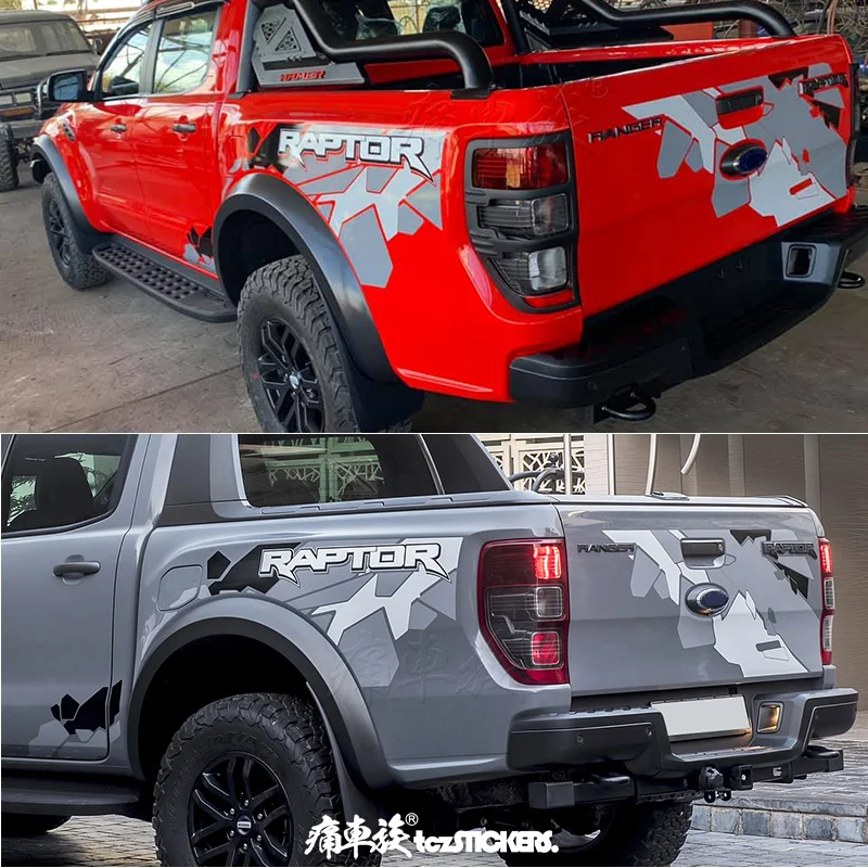 Adesivos de carro personalizados para Ford Ranger, Raptor Body ...
