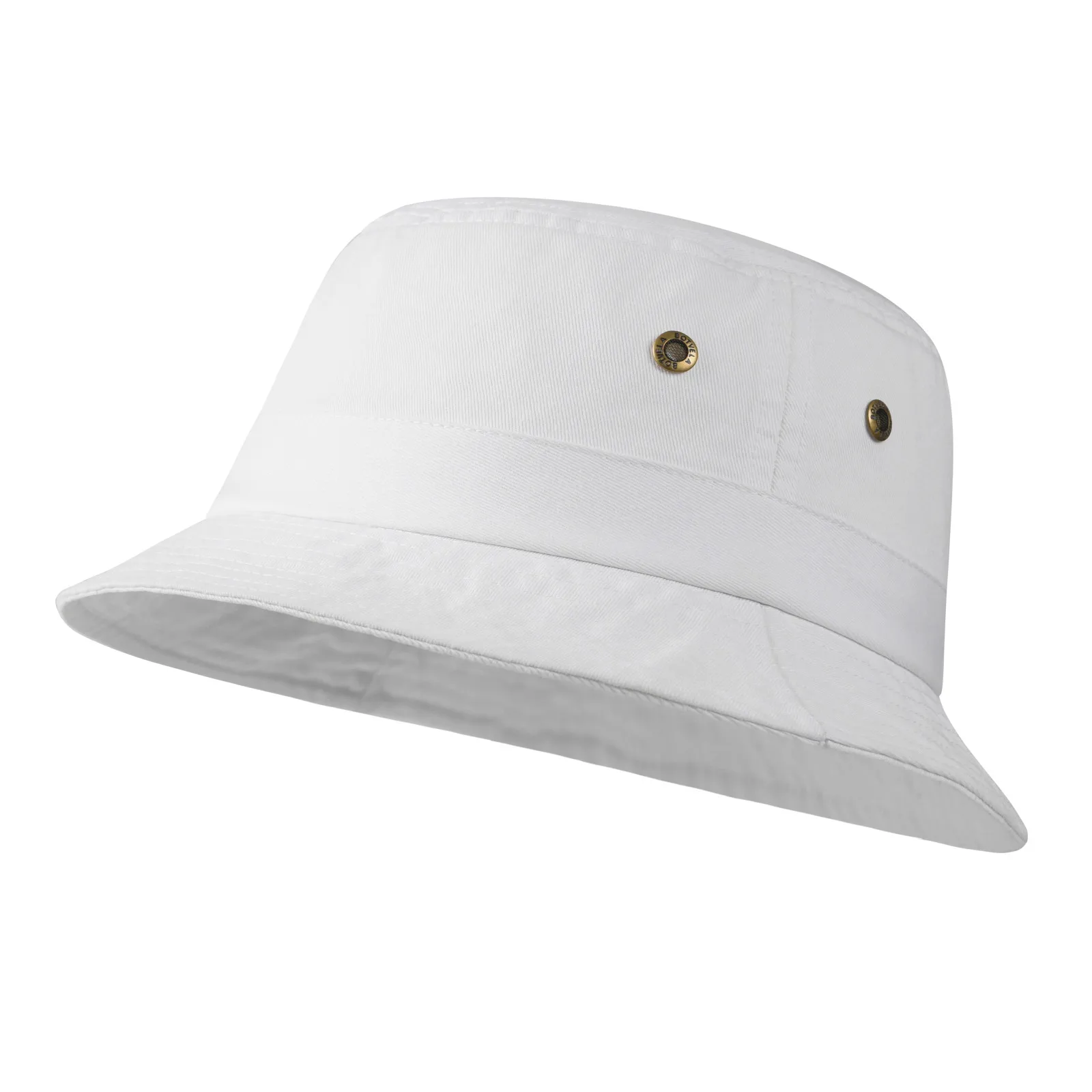 BOTVELA Cotton Twill Bucket Hats Unisex Short Brim Outdoor Sun ...