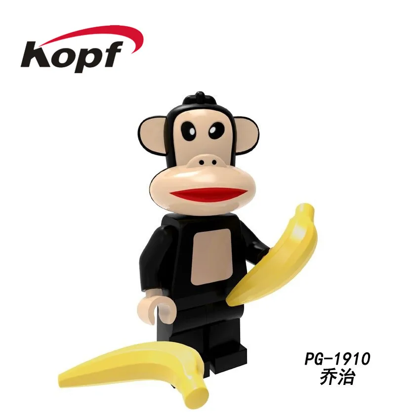 Single Sale Building Blocks Cartoon Series Bricks Paul Homme Ott George ...