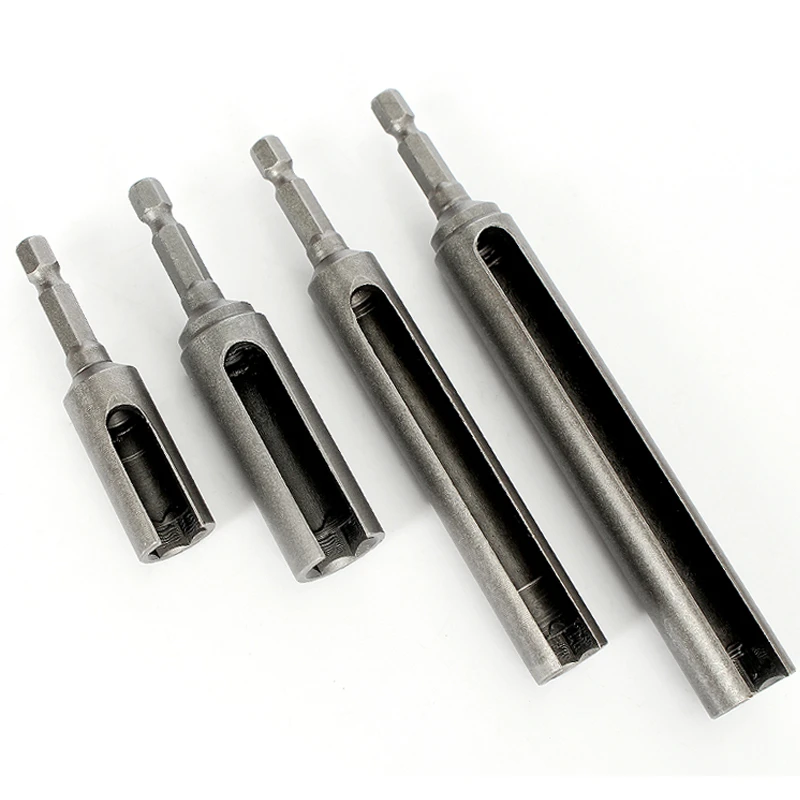 퀵 체인지 육각 섕크 슬롯 드릴 비트 소켓 렌치 공구, 너트 드라이버, 1/4 인치, 8mm, 10mm, 12mm, 14mm ...