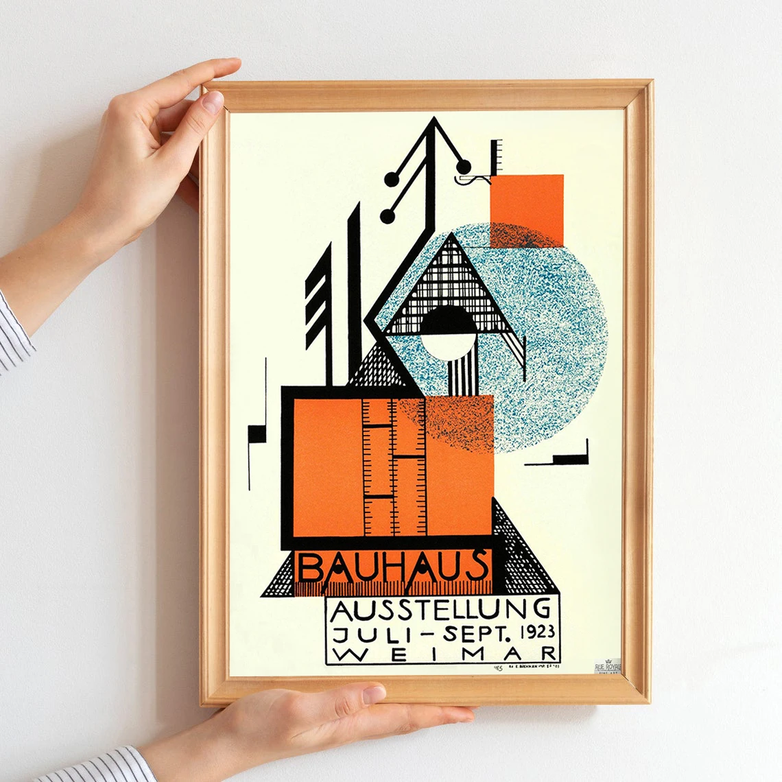 Bauhaus Abstract Poster 100 Years Bauhaus Art Museum Exhibition Herbert ...