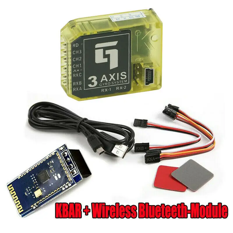 KBAR-K8-V2-3-Axis-Gyro-gyroscope-with-Wireless-Blueteeth-Module-for-RC ...