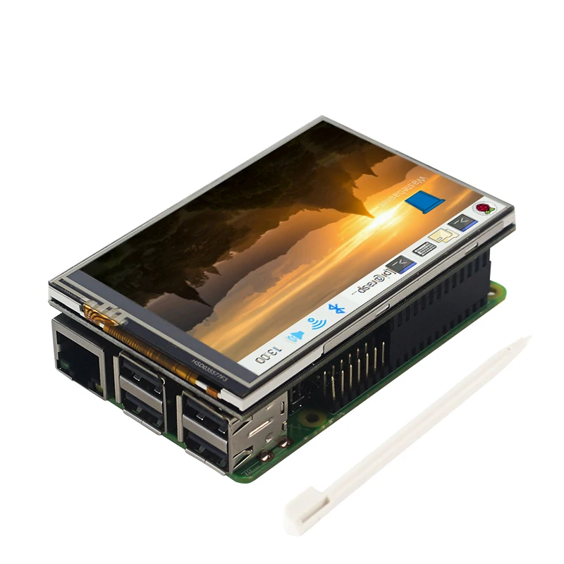 Raspberry-Pi-3-5-inch-Touch-Screen-480-320-LCD-125MHz-SPI-L-Monitor ...