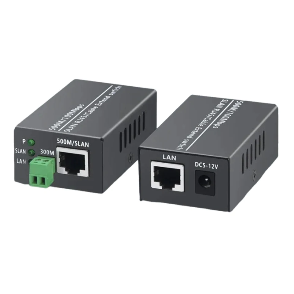 Extensor-de-Ethernet-sobre-par-trenzado-convertidor-de-medios-de-300m ...