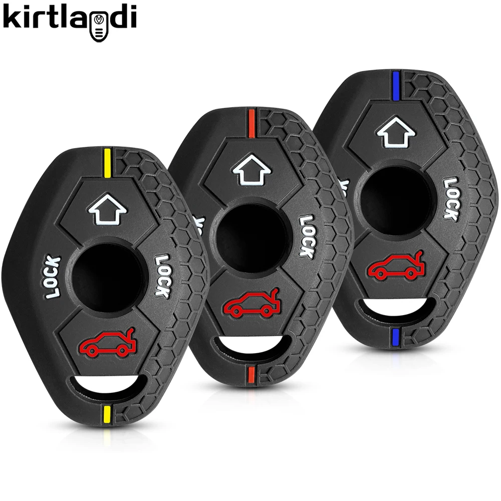 Silicone-Remote-Key-Fob-Case-Holder-Key-Cover-For-BMW-X5-E53-X3-F83-E63 ...