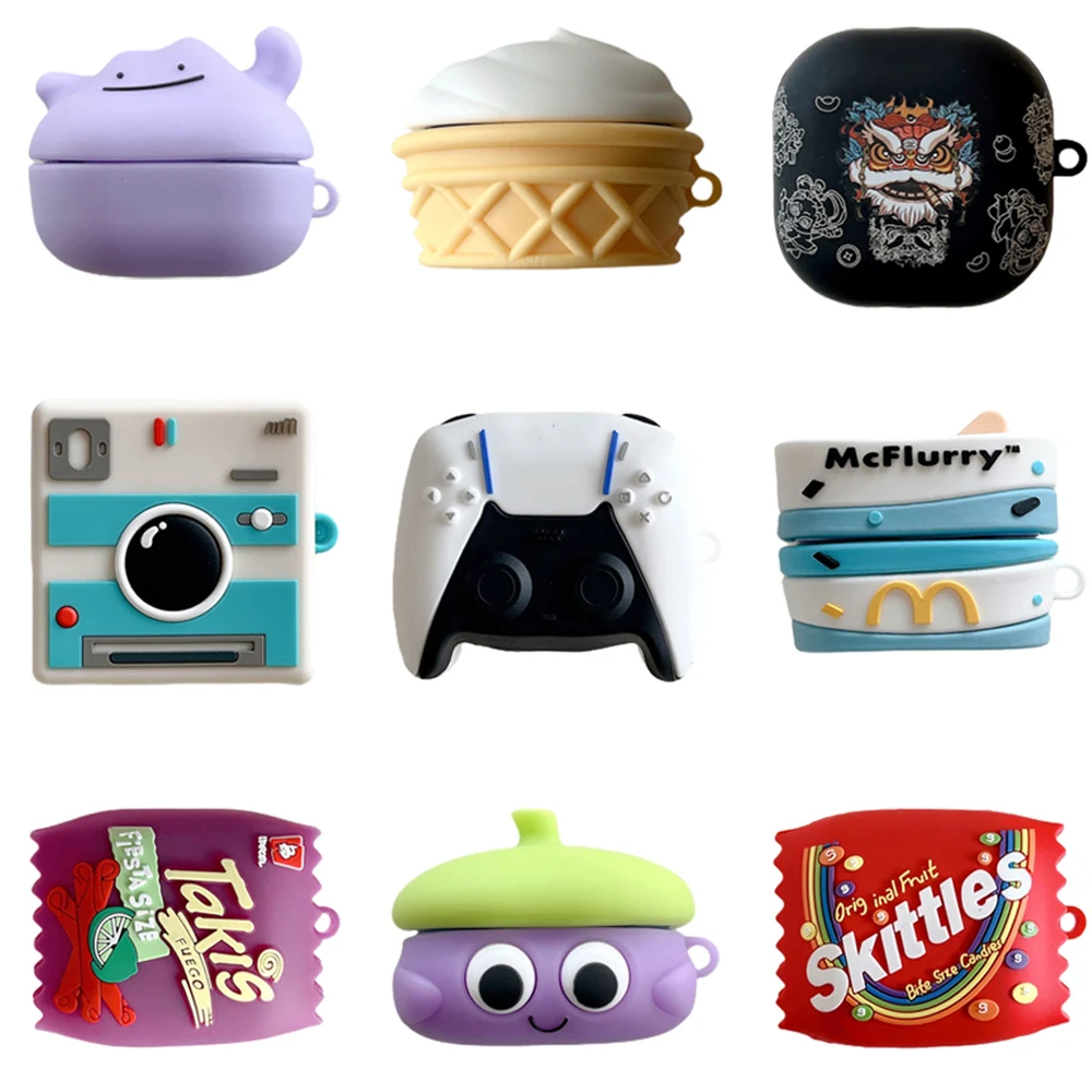 Cartoon-Earphone-Cases-For-Samsung-Galaxy-Buds-2-Live-Pro2-Soft-Silicone-Wireless-Bluetooth ...