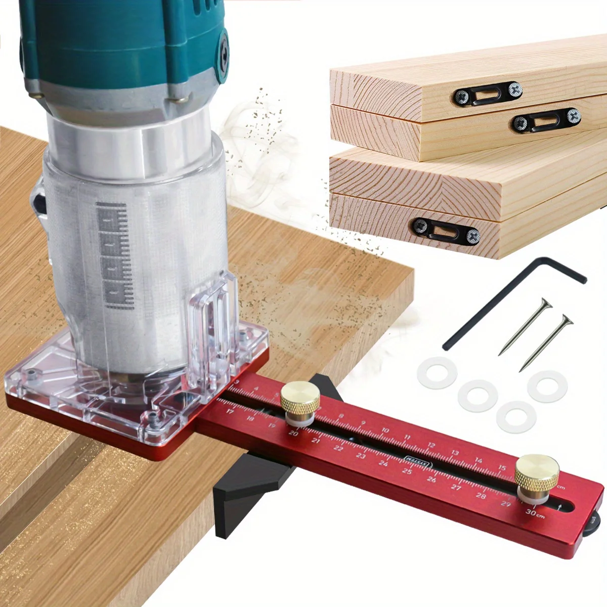 Woodworking-Circle-Cutting-Jig-for-Electric-Trimming-Machine-Wood ...