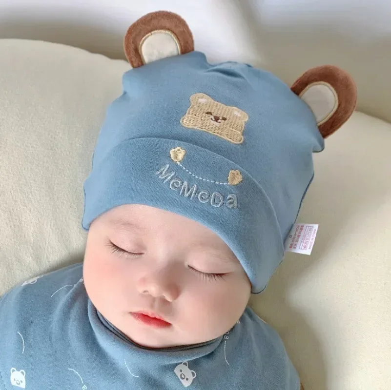 Baby-Hat-Beanie-Autumn-Winter-Newborn-Baby-Cotton-Caps-Spring-Autumn ...