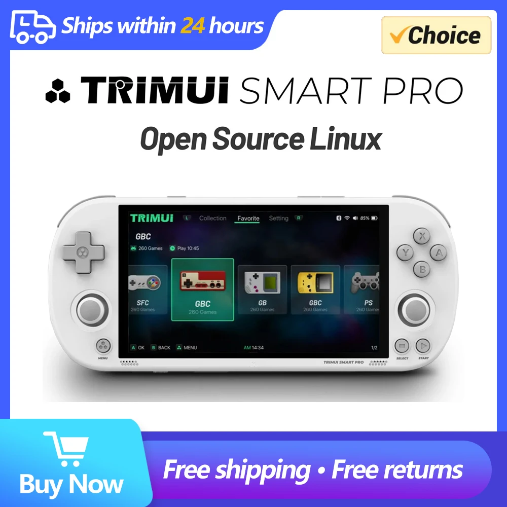 Trimui-Smart-Pro-Handheld-Game-4-96-IPS-Screen-Linux-System-Joystick ...