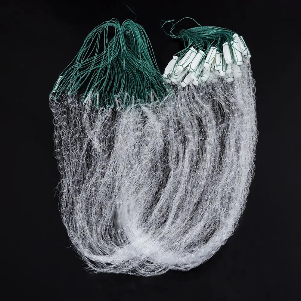 Single-Layer-Monofilament-Fishing-Net-Fish-Gillnet-with-Float-Trap-for ...
