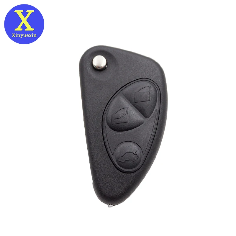Xinyuexin 3 Button Car Flip Remote Key Cover Case Shell for Alfa Romeo ...