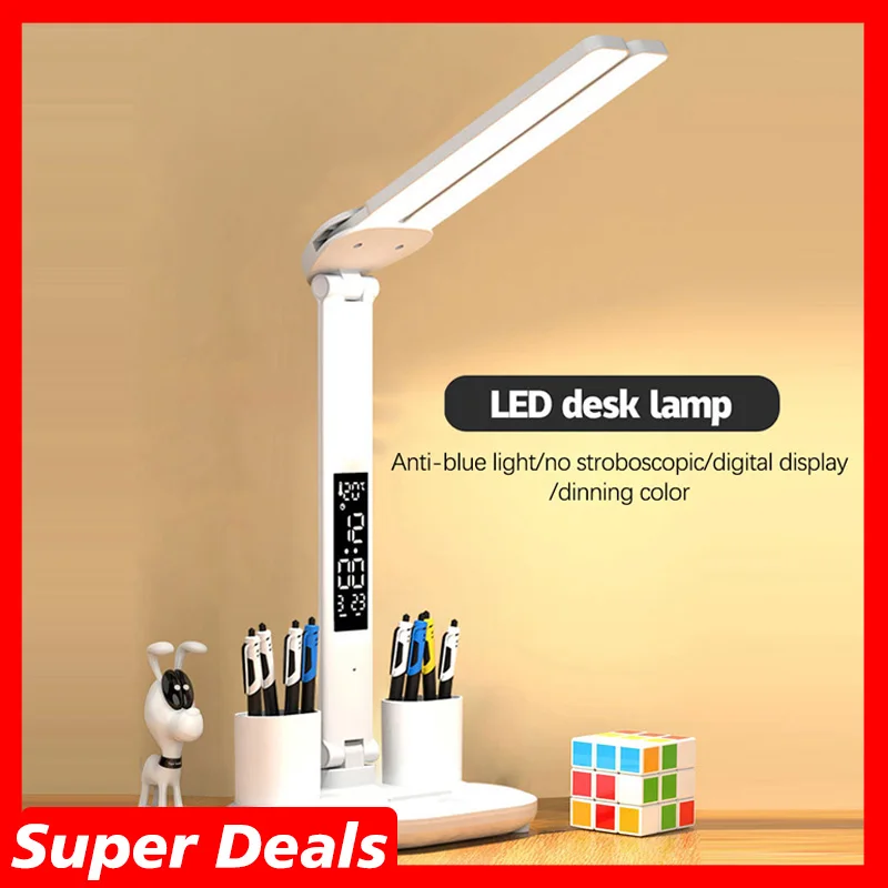 LED-Desk-Lamp-USB-Dimmable-Touch-Foldable-Table-Lamp-with-Calendar ...