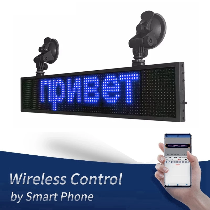 34cm-P5-RGB-Color-Car-LED-Sign-Display-Business-Scrolling-Text-Screen ...