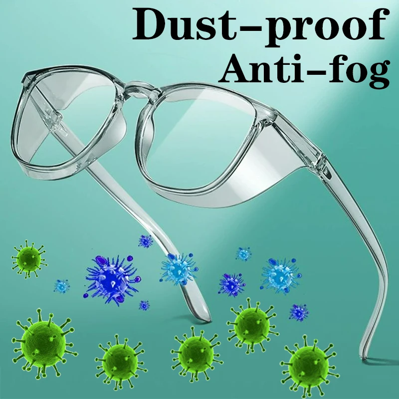 Safety Glasses Anti-fog Pollen Goggles Blue Light Blocking Glasses ...