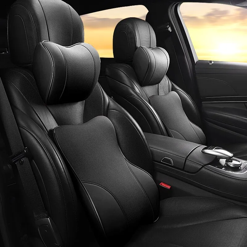 Car-Headrests-Car-Lumbar-Supports-Car-Neck-Restraints-Latex-Memory ...