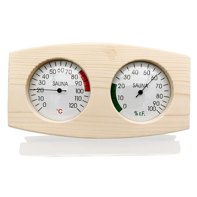 2-in-1-Birch-Wooden-Sauna-Thermometer-Hygrometer-Temperature-Meter ...