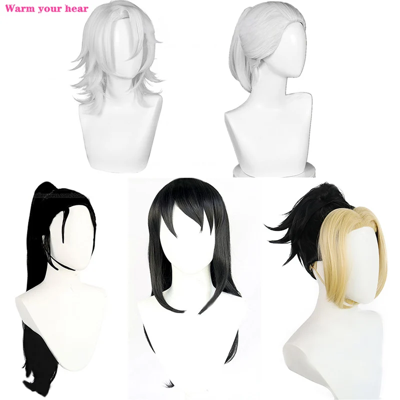 Anime-Hinatsuru-Makio-Suma-Synthetic-Wig-Uzui-Tengen-3-Wife-Women ...