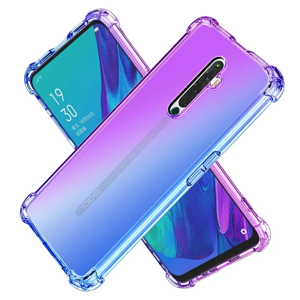 Clear-Cute-Gradient-Case-for-OPPO-Reno2-Z-Slim-Anti-Scratch-Flexible ...