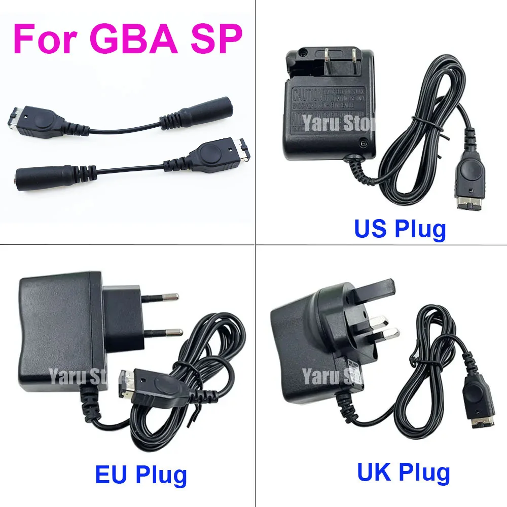 1Set EU US UK Plug AC Charger Adapter For DS NDS Power Supply Charging ...