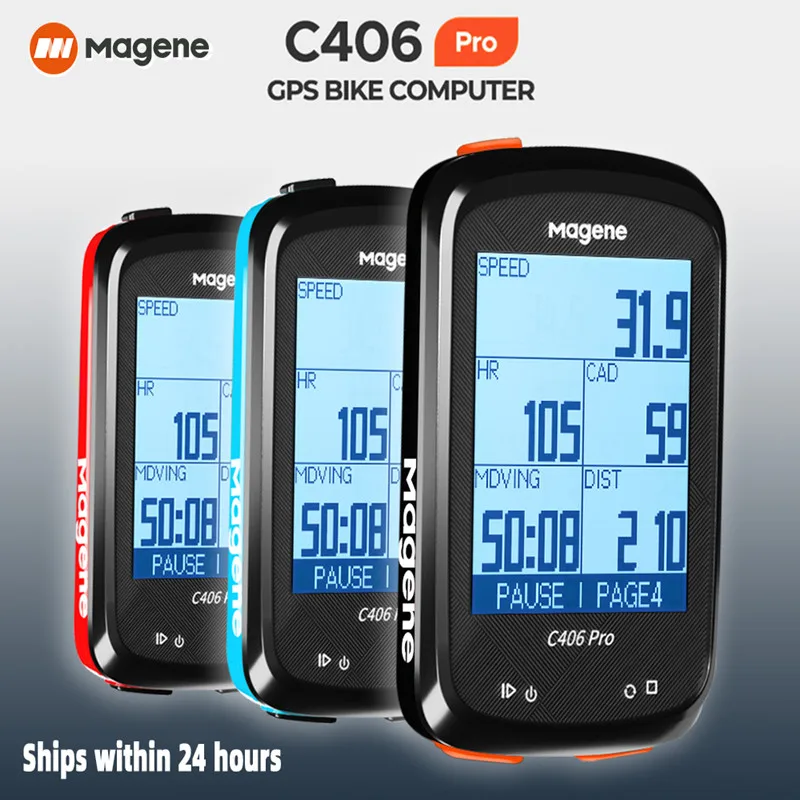 Magene c406 pro bicicleta gps computador mtb ciclo de estrada ...