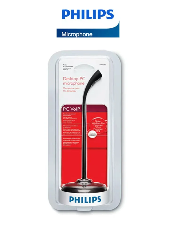 Philips-SHM1000-Desktop-Cardioid-Gooseneck-Microphone-with-3-5mm ...