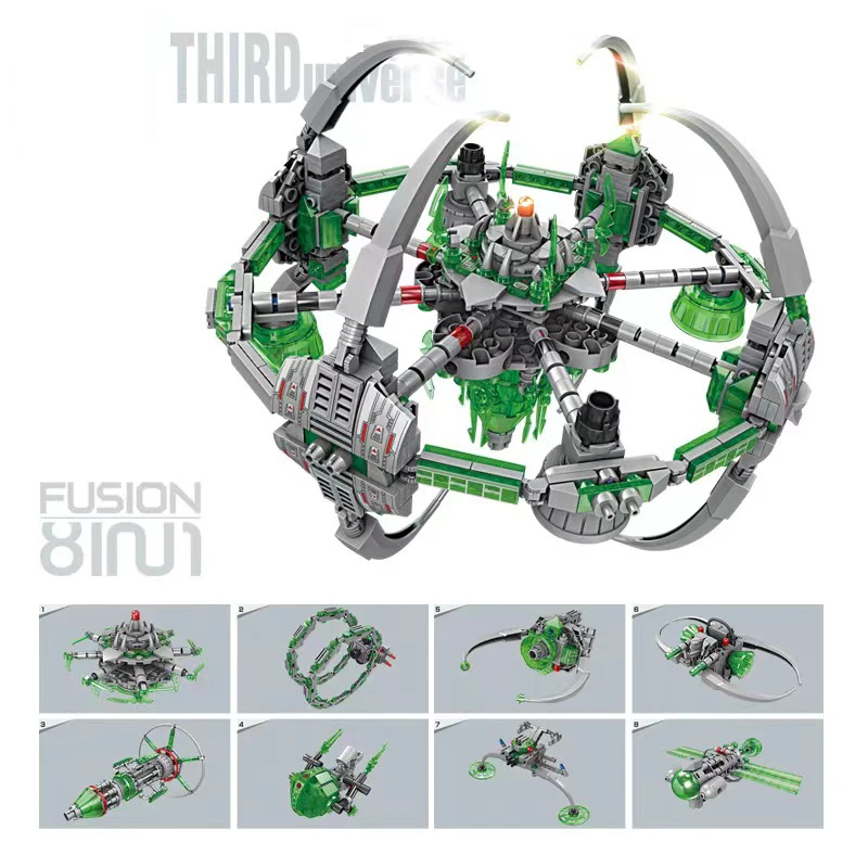 8in1-Universe-Science-fiction-Building-Blocks-Space-station-Spaceship ...