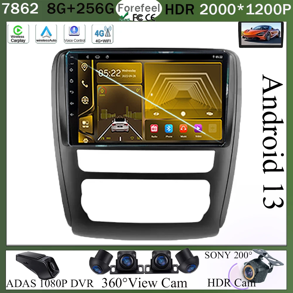 Touch-QLED-Screen-Android-13-For-Buick-Enclave-2007-2017-Auto-Radio ...