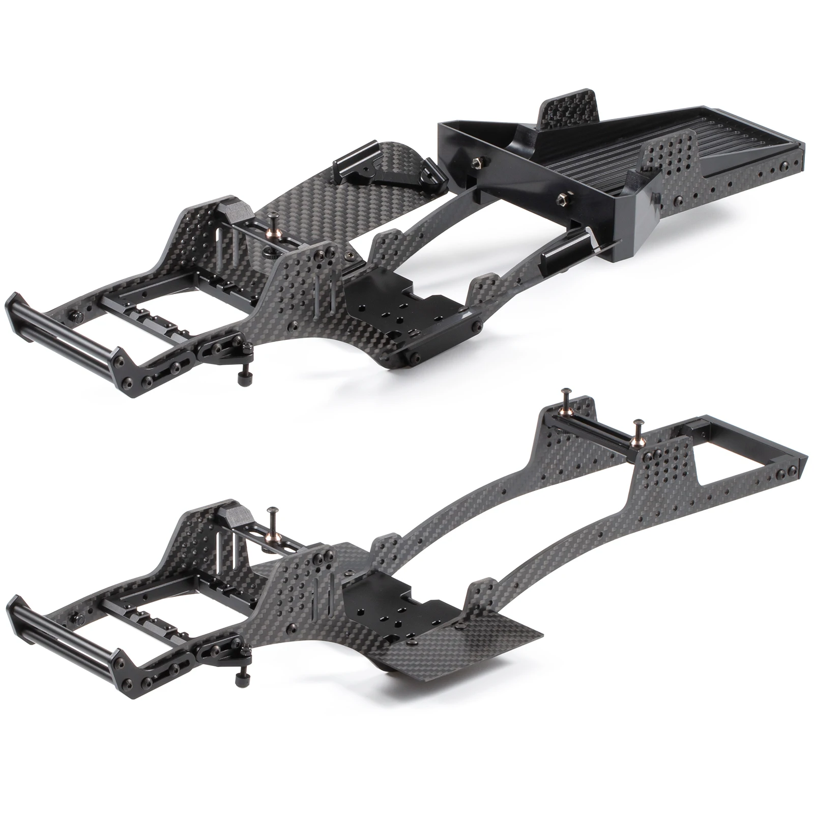 New-1-10-Carbon-LCG-Chassis-Kit-with-8-Degree-Angled-Forward-Skid ...