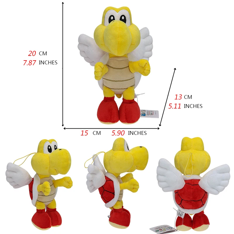 Super Mario Bros. Wonder Plush Toy Mairo Luigi Princess Peach Daisy ...