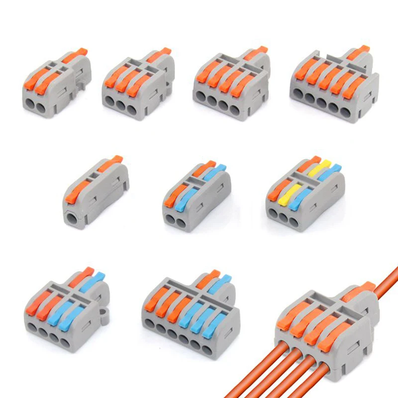 10-30-50-pcs-Mini-Schnell-kabel-anschl-sse-Universal-Kompakt-splitter ...
