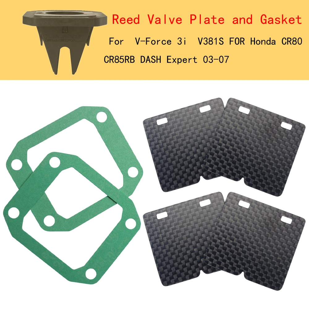 4PCS-2PCS-Carbon-Fiber-VForce-Replacement-Reed-Valve-Plate-and-Gasket ...